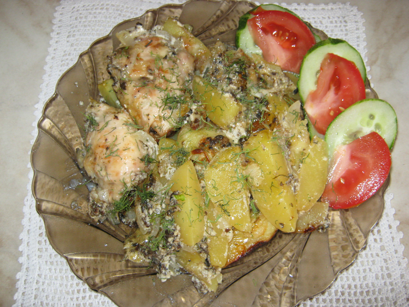 Rulouri de pui cu cartofi și cașcaval la cuptor reteta | Retete Simple